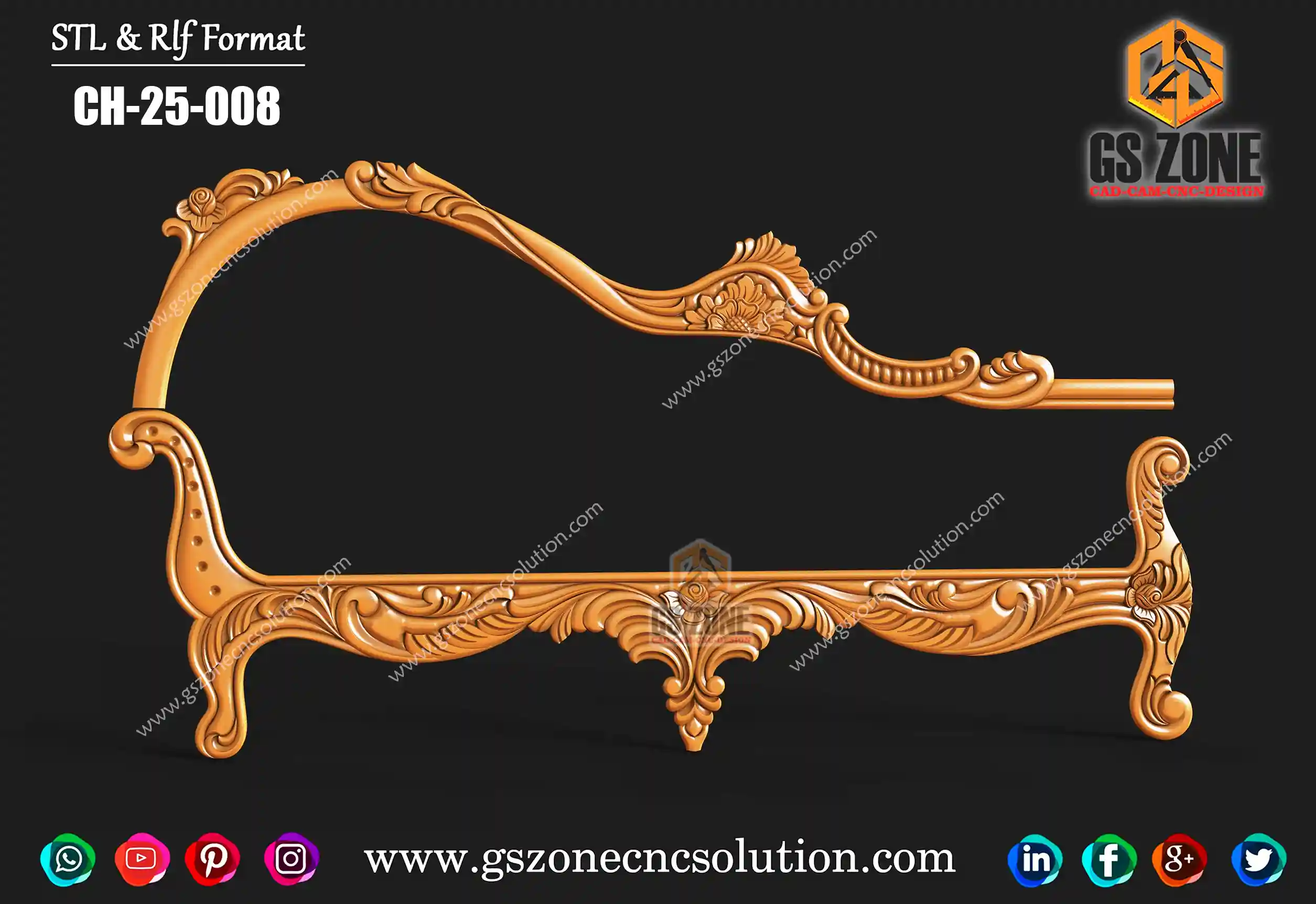 Sofa 3D Model | GS ZONE CNC SOLUTION™